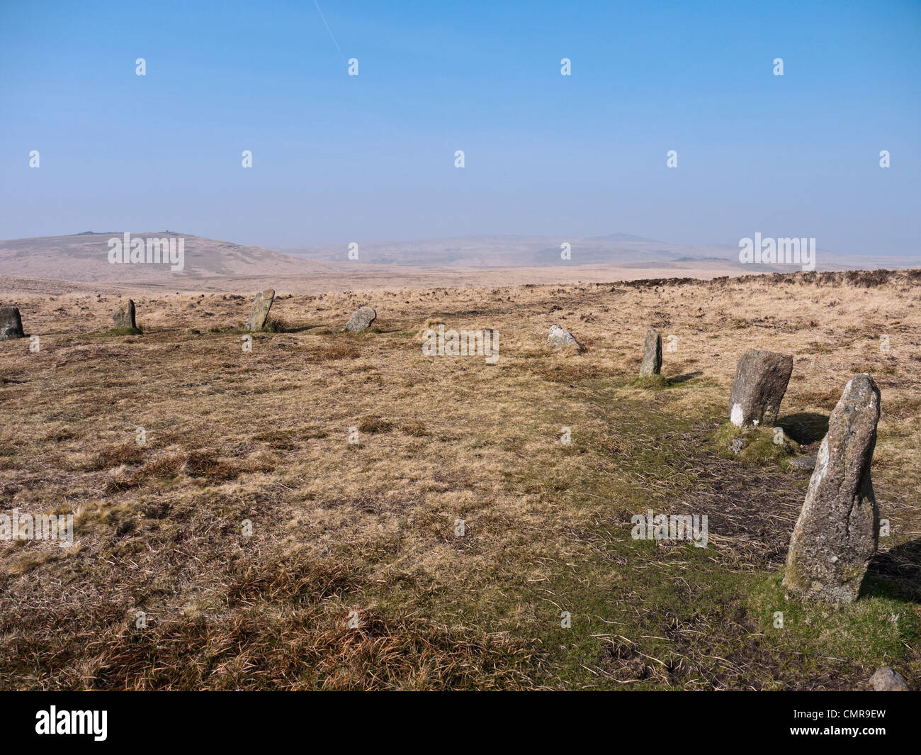 Stone circle dartmoor hi-res stock photography and images - Alamy