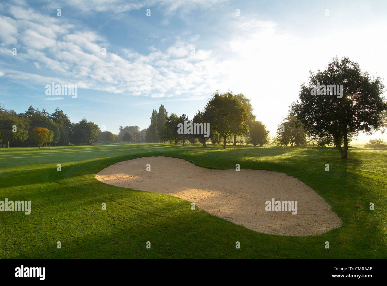 bunker on a golf course Stock Photo - Alamy