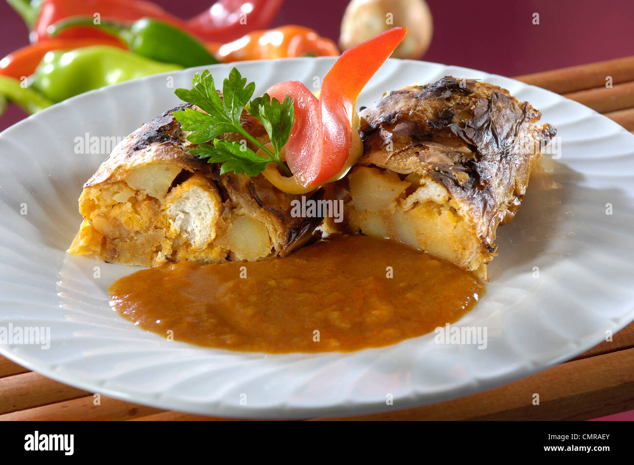 Food potato strudel hi-res stock photography and images - Alamy