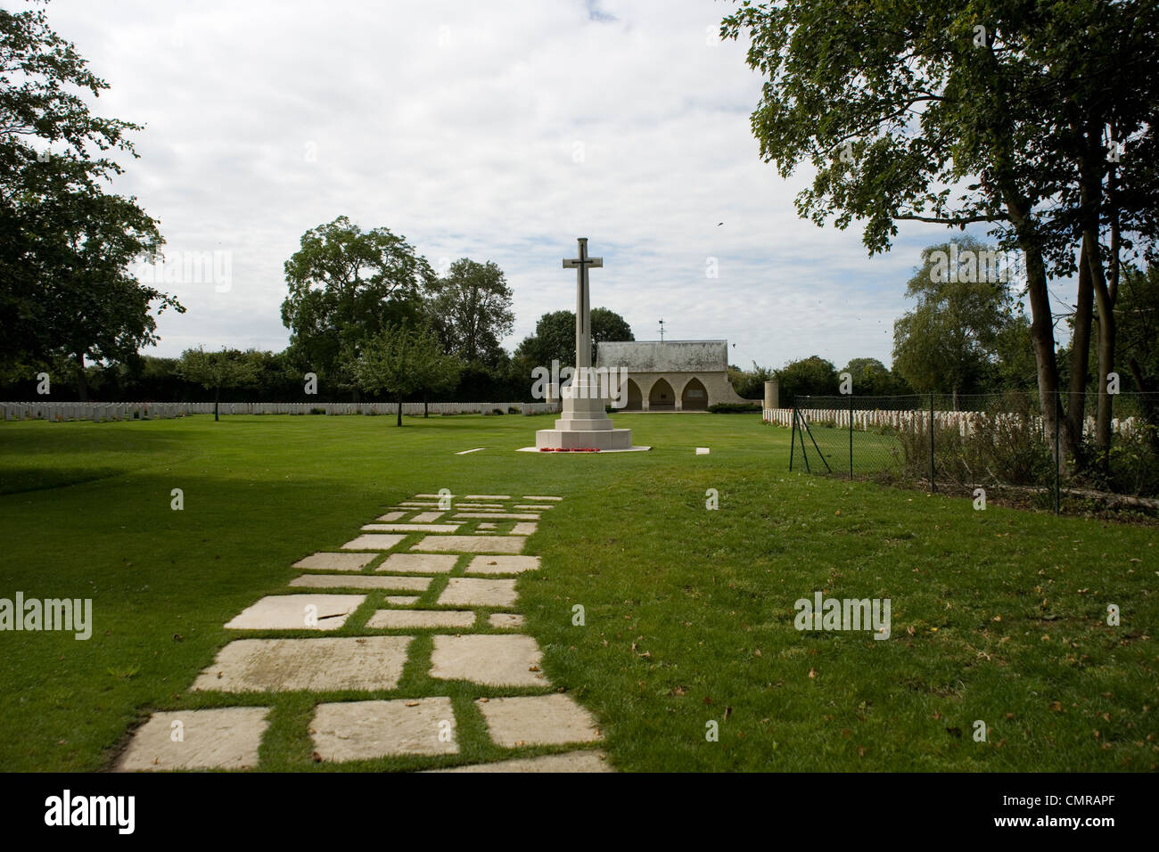 Commonwealth War Graves Commission Cemetery in Hermanville, Normandy ...