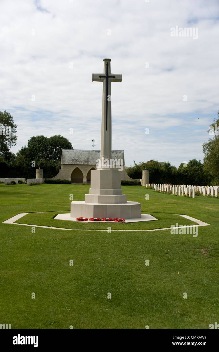 Commonwealth War Graves Commission Cemetery in Hermanville, Normandy ...