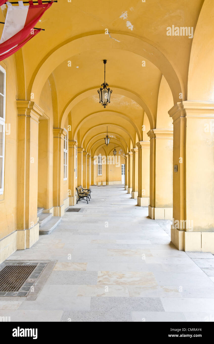 A palace archway in Europe Stock Photo - Alamy