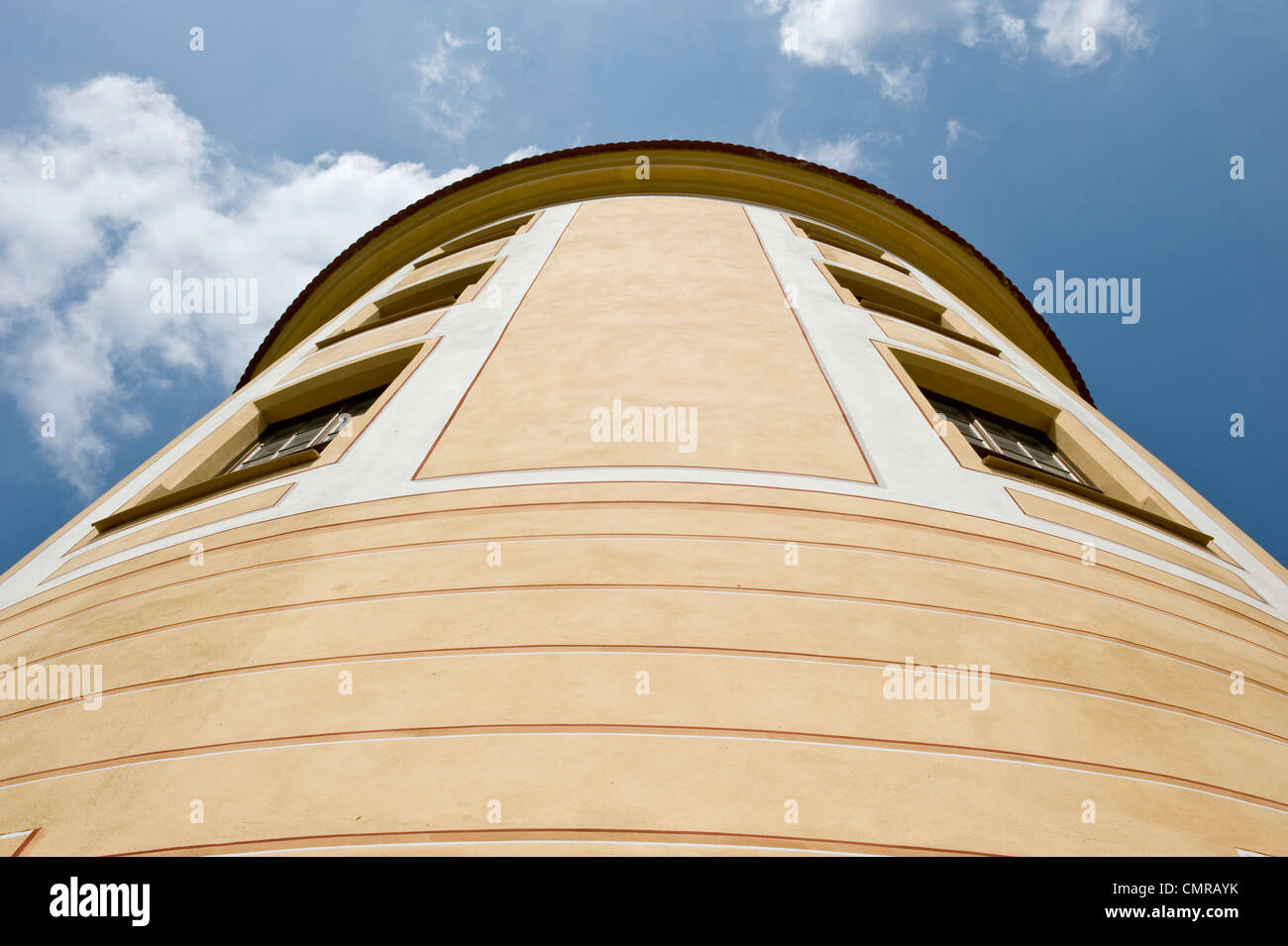 A rounded building in Saxony, Europe Stock Photo - Alamy