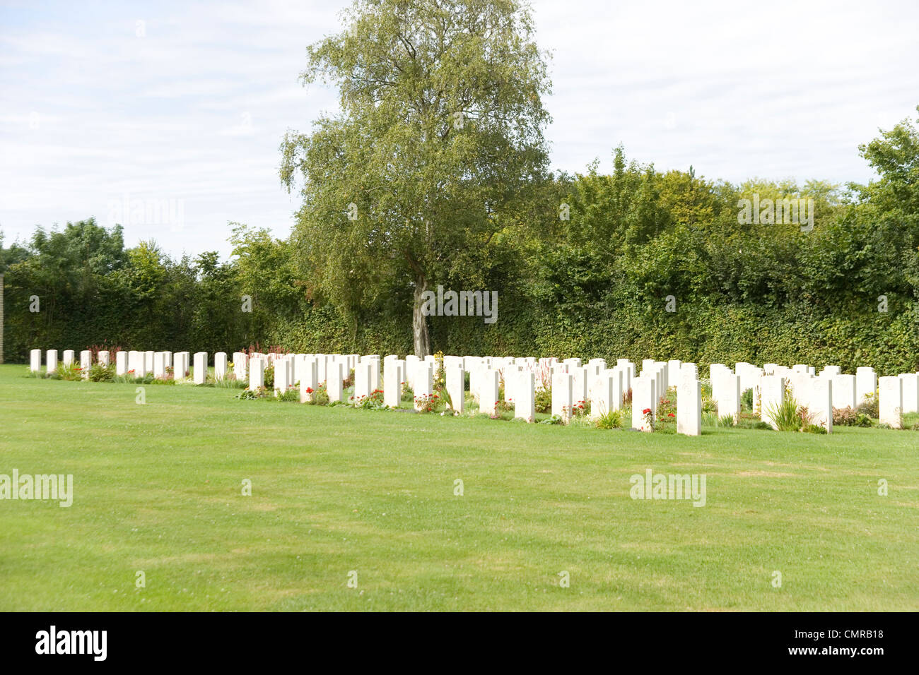 Commonwealth War Graves Commission Cemetery in Hermanville, Normandy ...