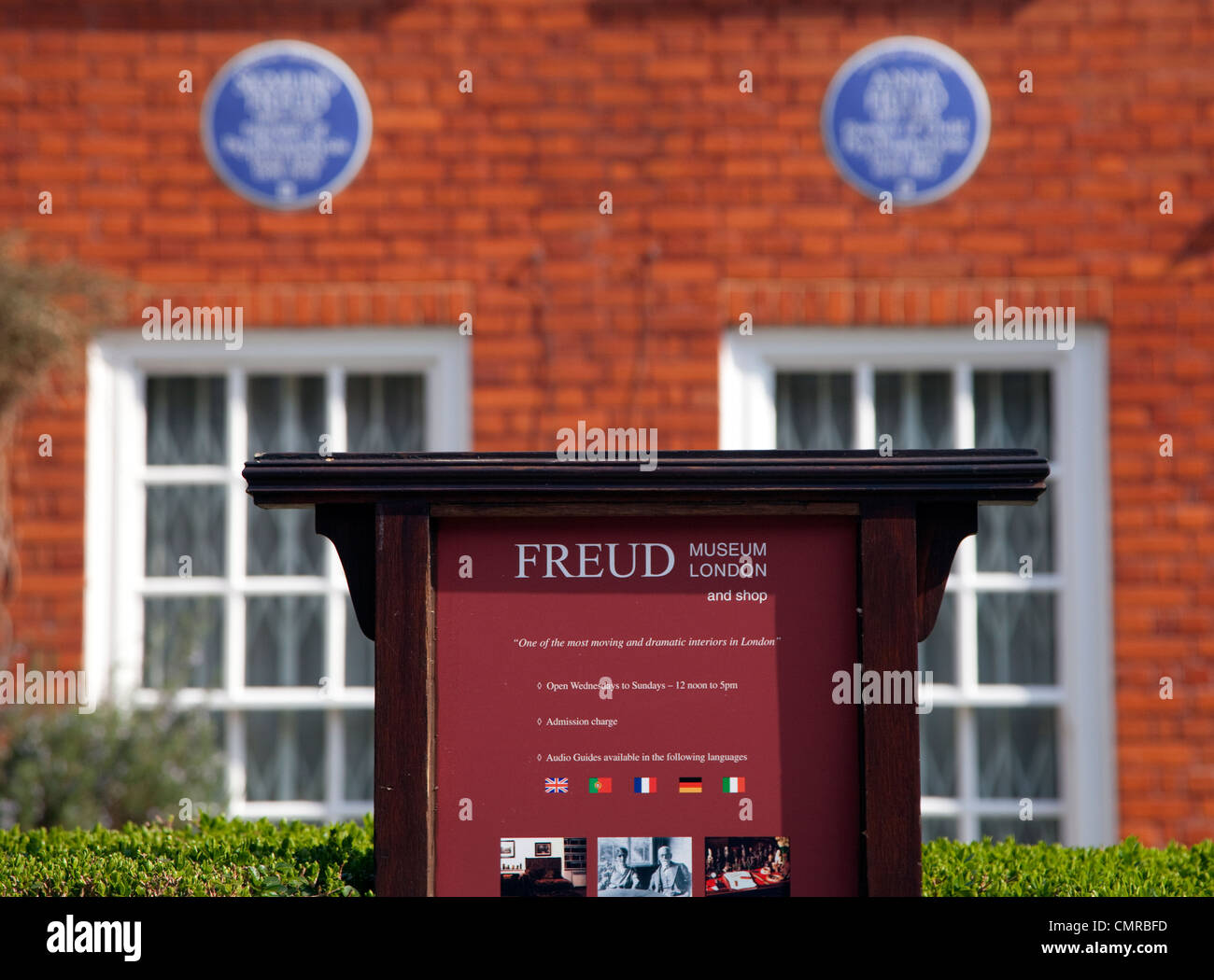 Freud Museum, Hampstead, London (former home of Sigmund Freud Stock ...