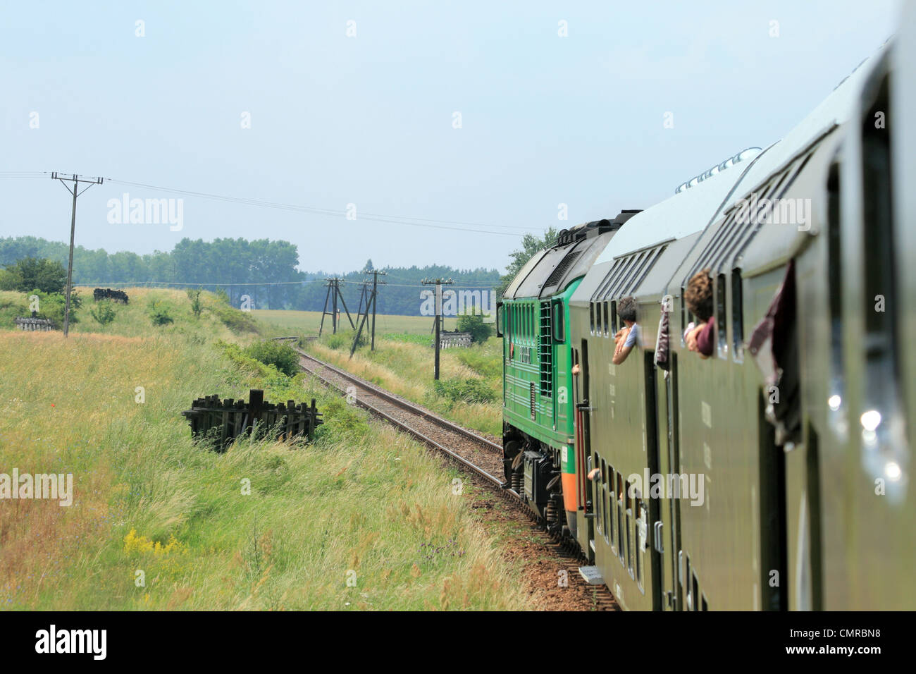 Window train outside view hi-res stock photography and images - Alamy