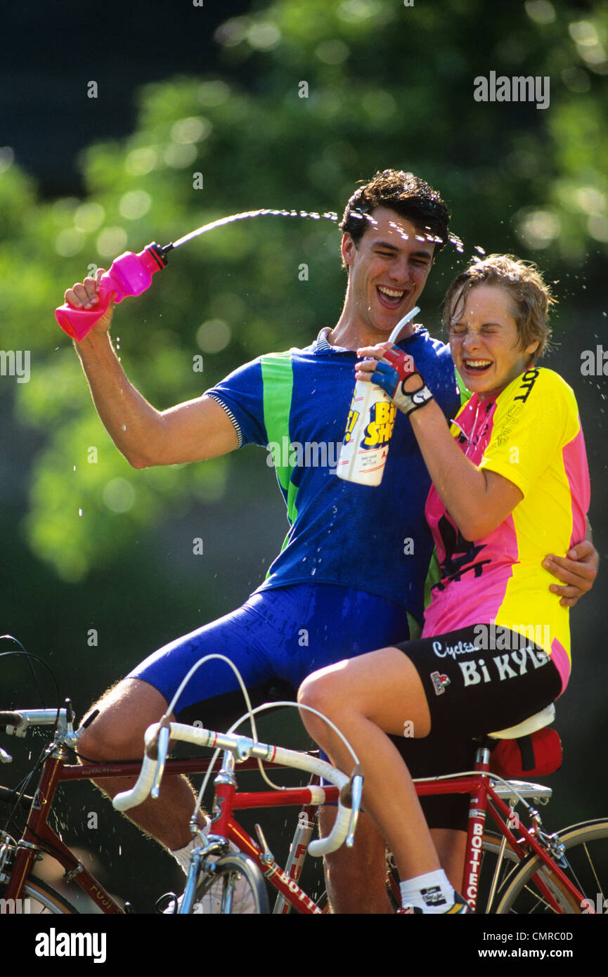 Squirting water bottle hi-res stock photography and images - Alamy