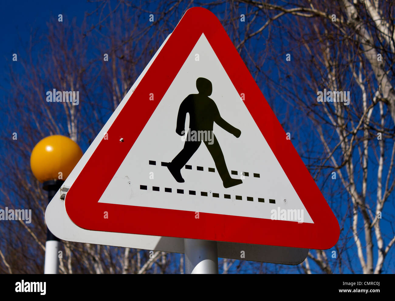 Pedestrian Crossing sign Stock Photo - Alamy