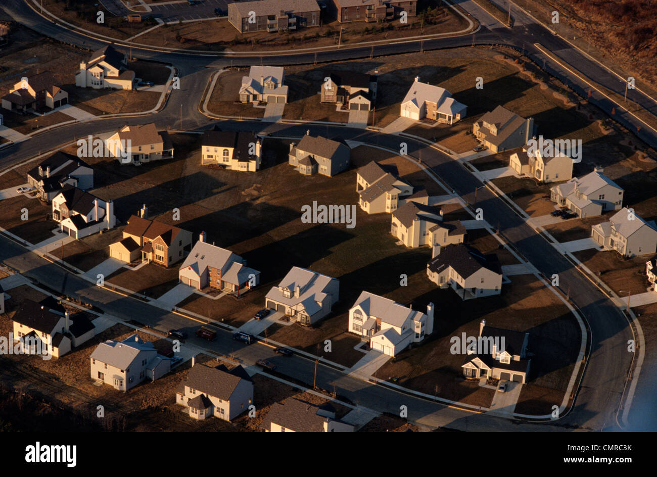 Aerial street 1990s hi-res stock photography and images - Alamy