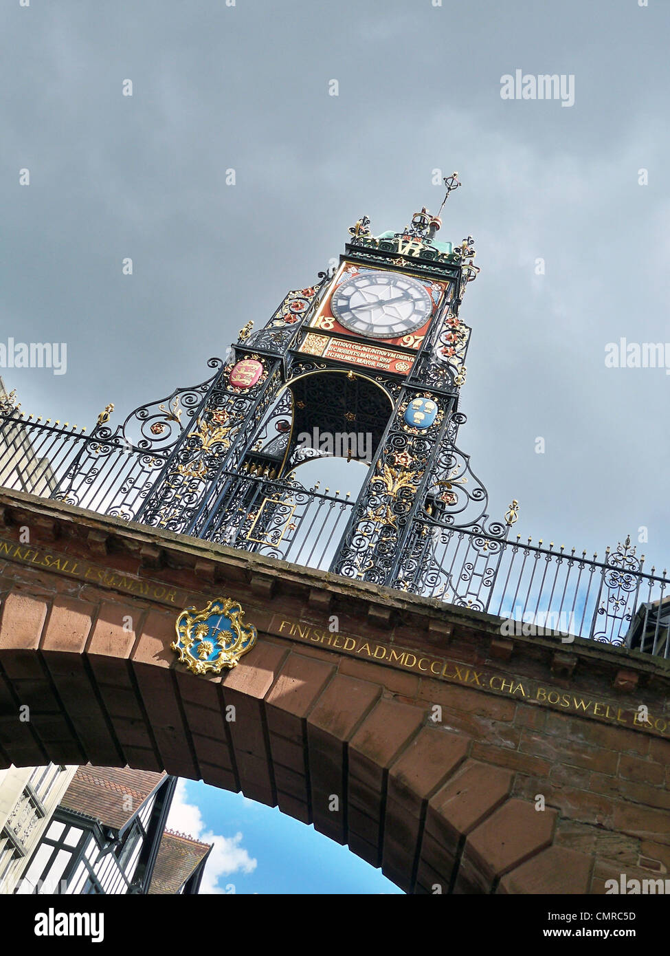 Eastgate Clock in Chester, UK Stock Photo - Alamy