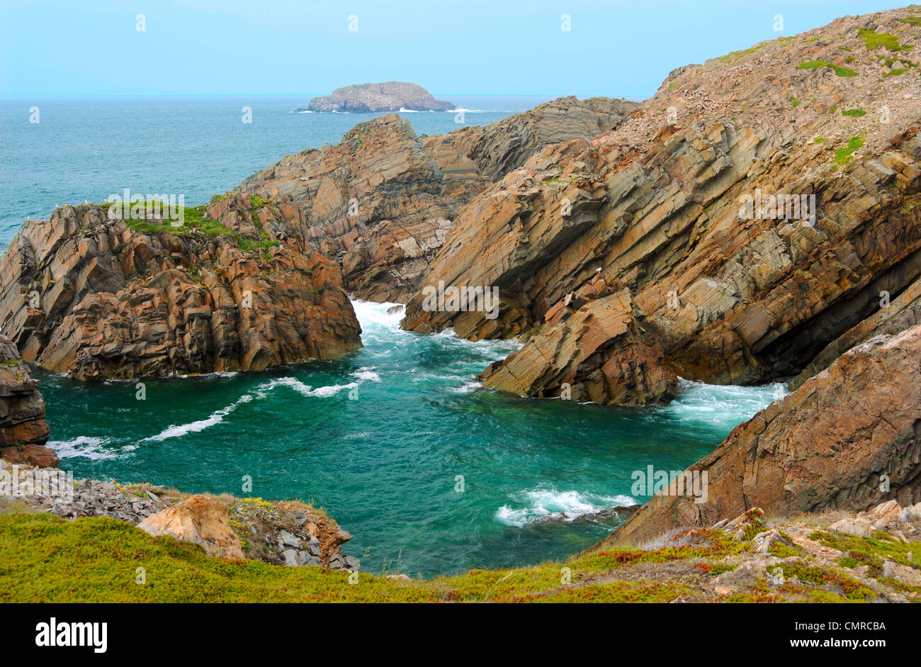 Seascape, Keels, Newfoundland Stock Photo - Alamy
