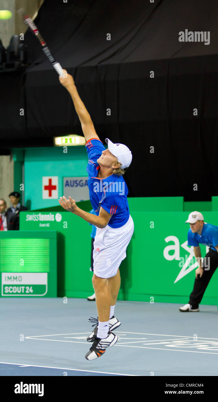 Mitchell Krueger plays tennis in final of BNP Paribas Open Champions ...