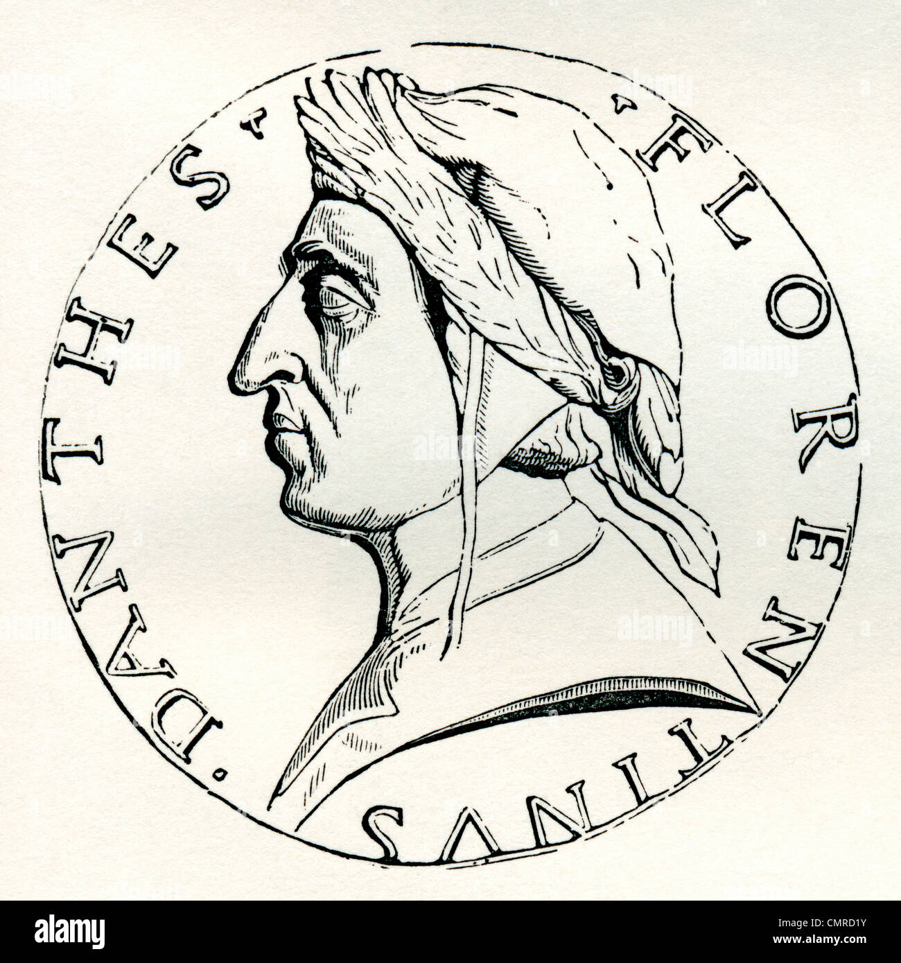 Dante portrait hi-res stock photography and images - Alamy