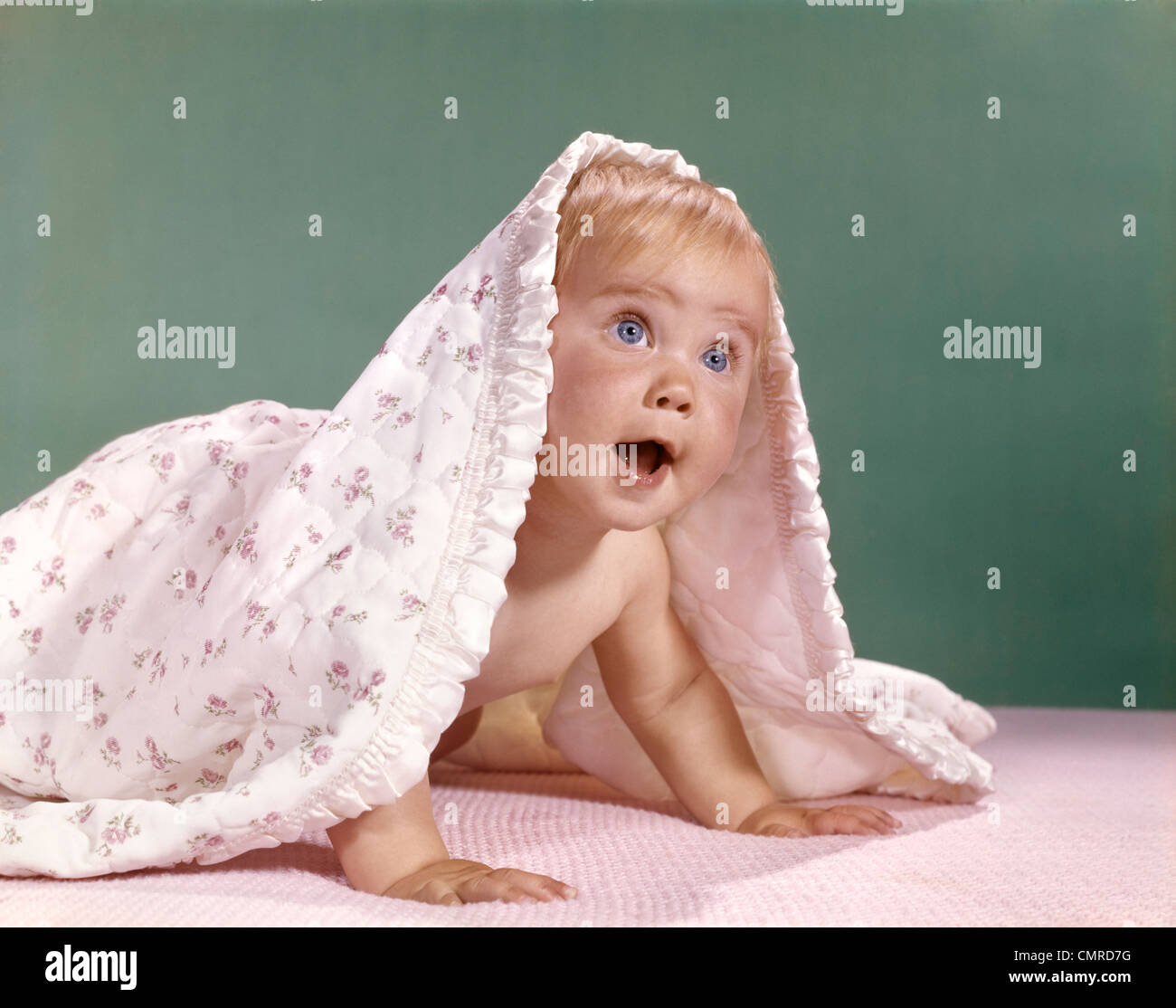 Baby blanket 1960s hi-res stock photography and images - Alamy