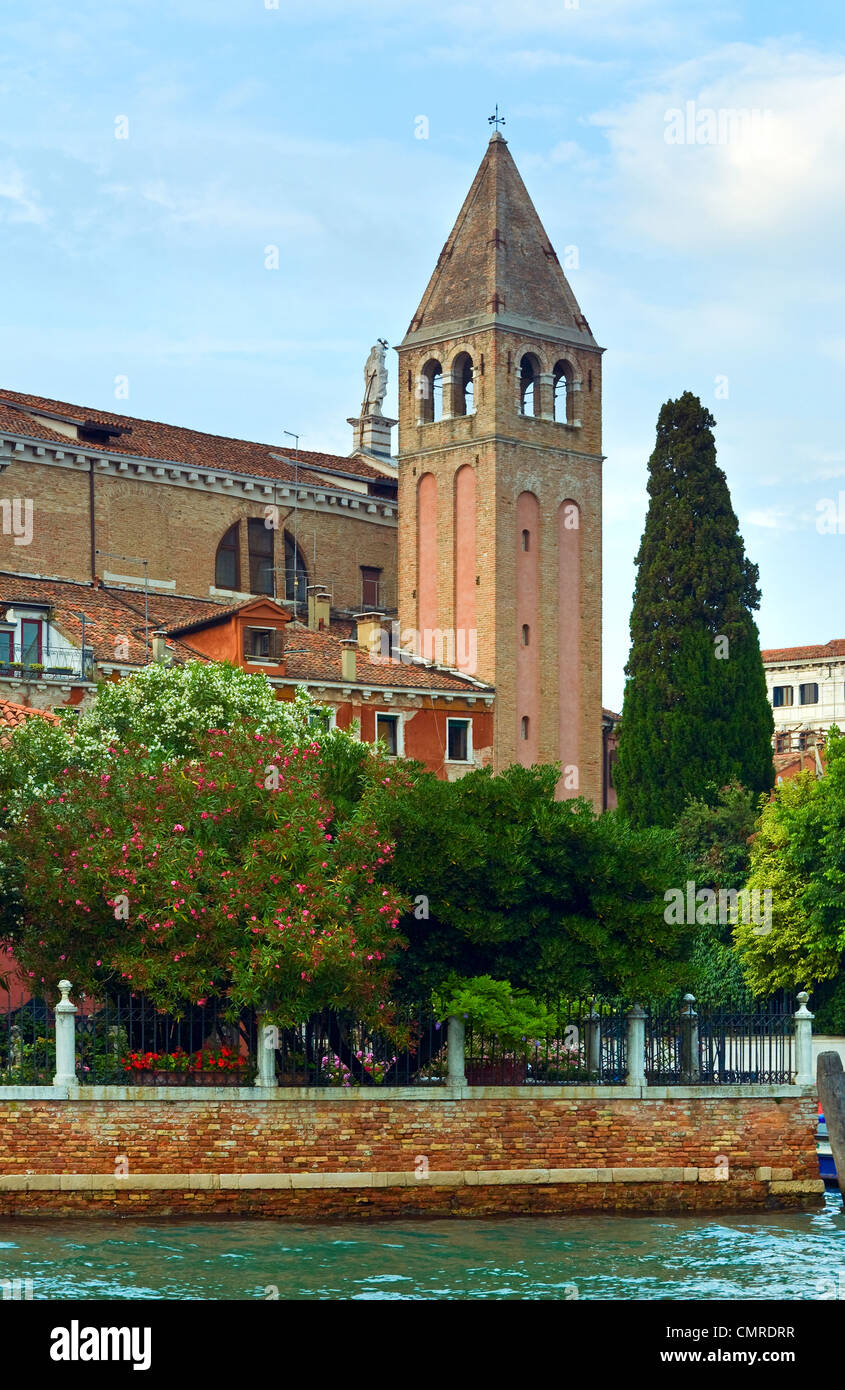 Nice summer venetian canal view, Venice, Italy Stock Photo - Alamy