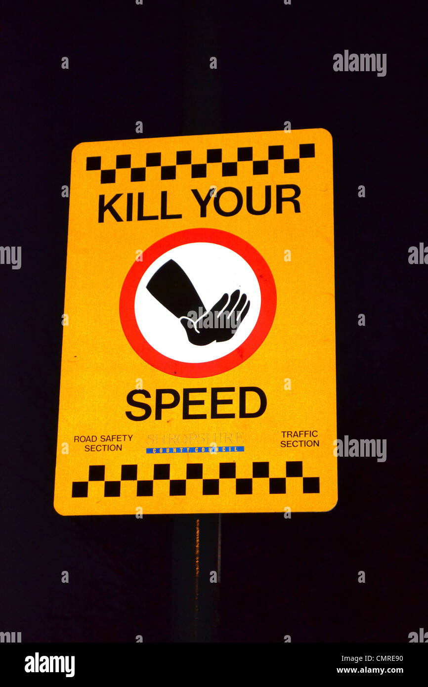 Watch your speed sign hi-res stock photography and images - Alamy