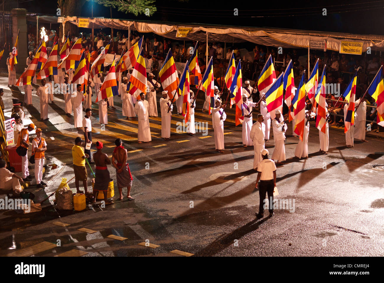 The start of the annual Esala Perahera festival and procession, Kandy ...