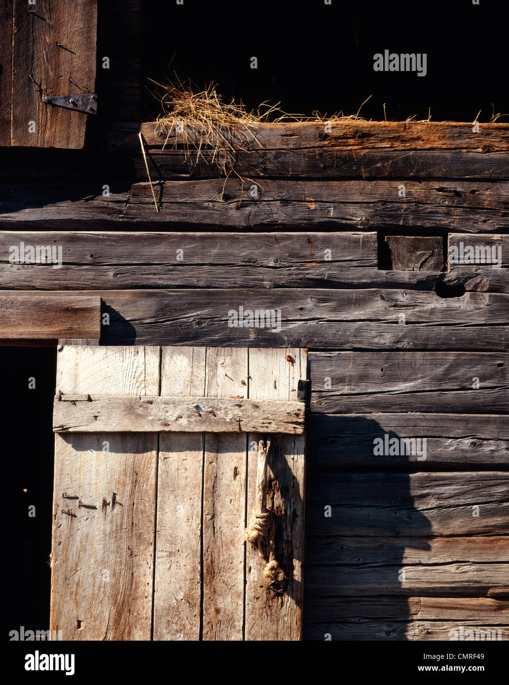 1980s OLD WOODEN BARN DOORS Stock Photo - Alamy