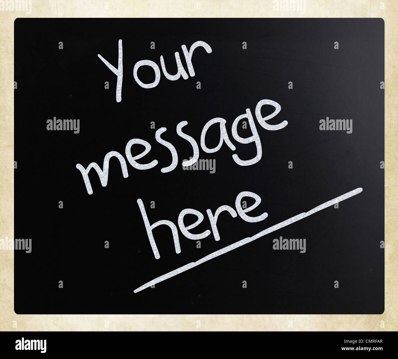 Text handwritten - Color Image. Stock Stock Photo - Alamy