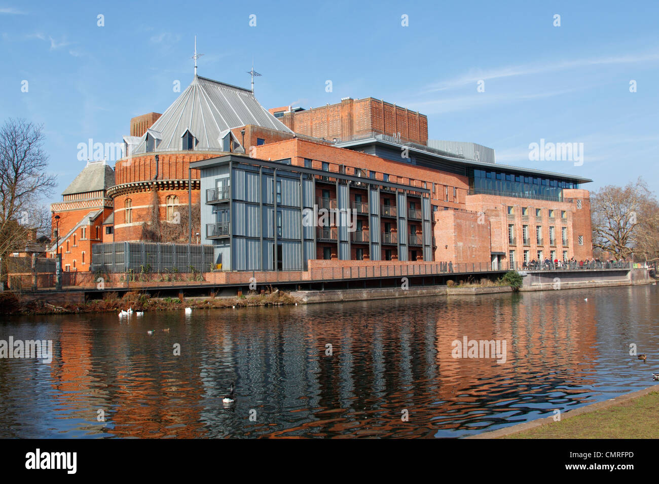 Royal Shakespeare theatre Stratford upon Avon Stock Photo - Alamy