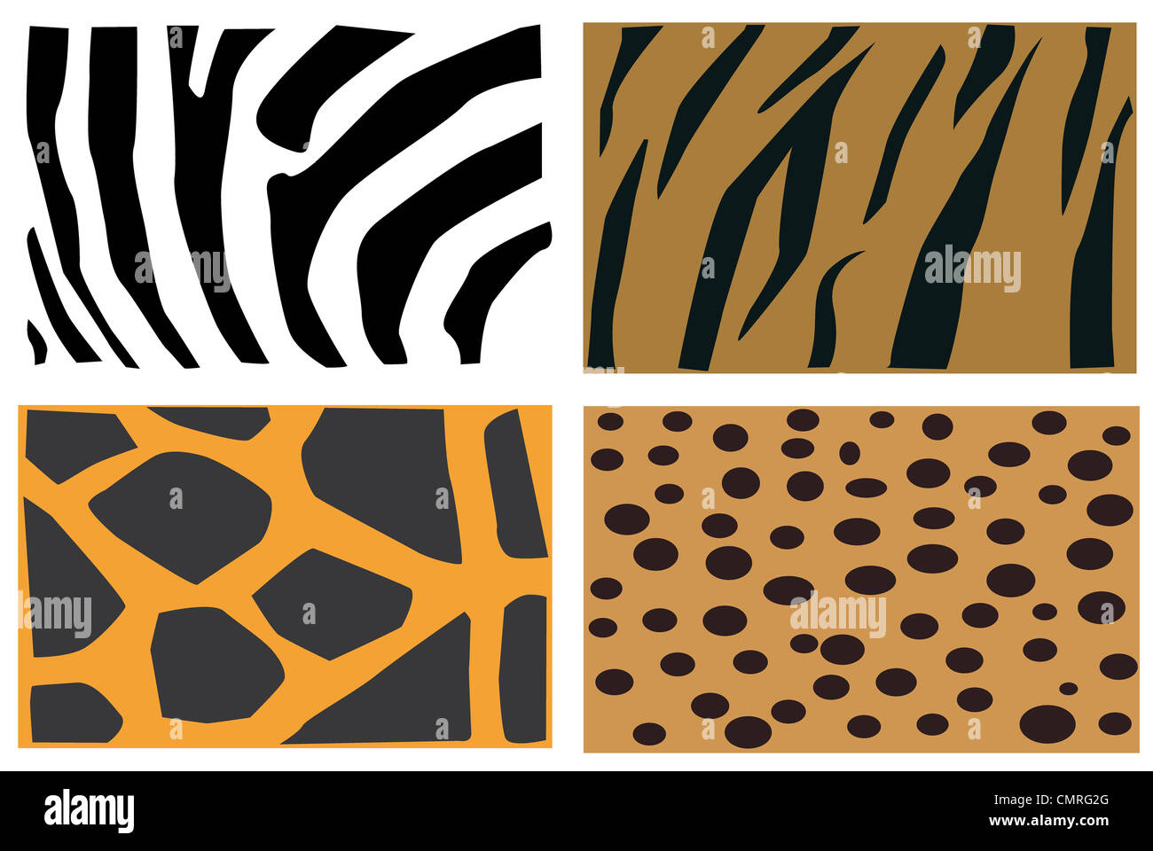 Detail illustration of animals fur pattern Stock Photo - Alamy