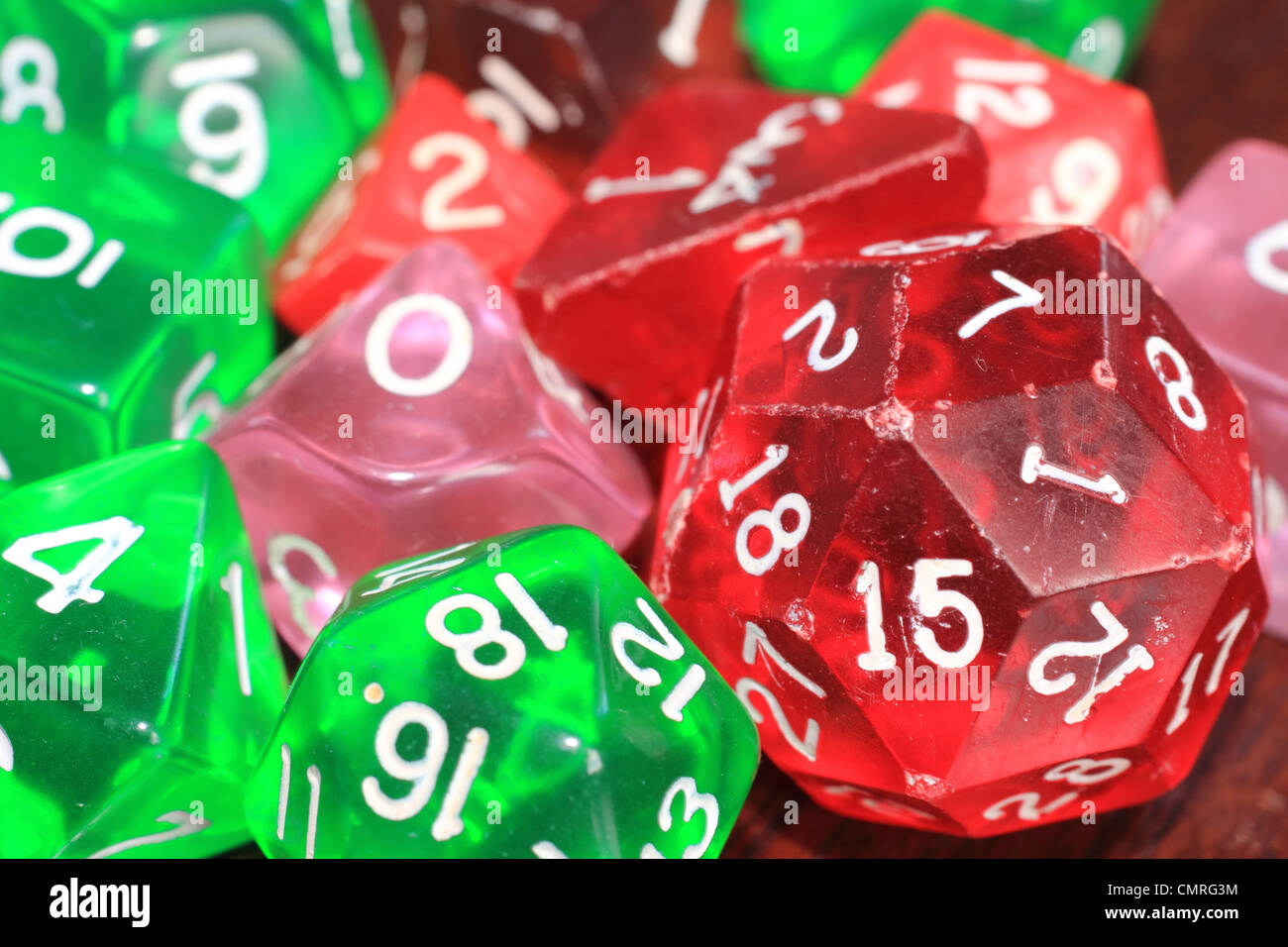 Coloured dice hi-res stock photography and images - Alamy
