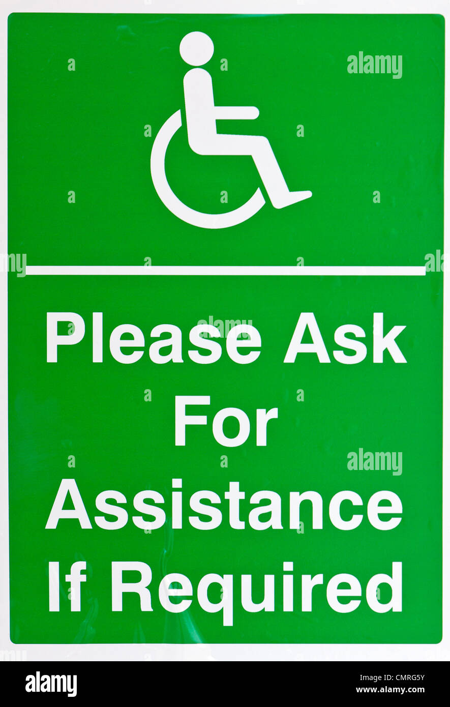 Disabled persons sign Stock Photo - Alamy