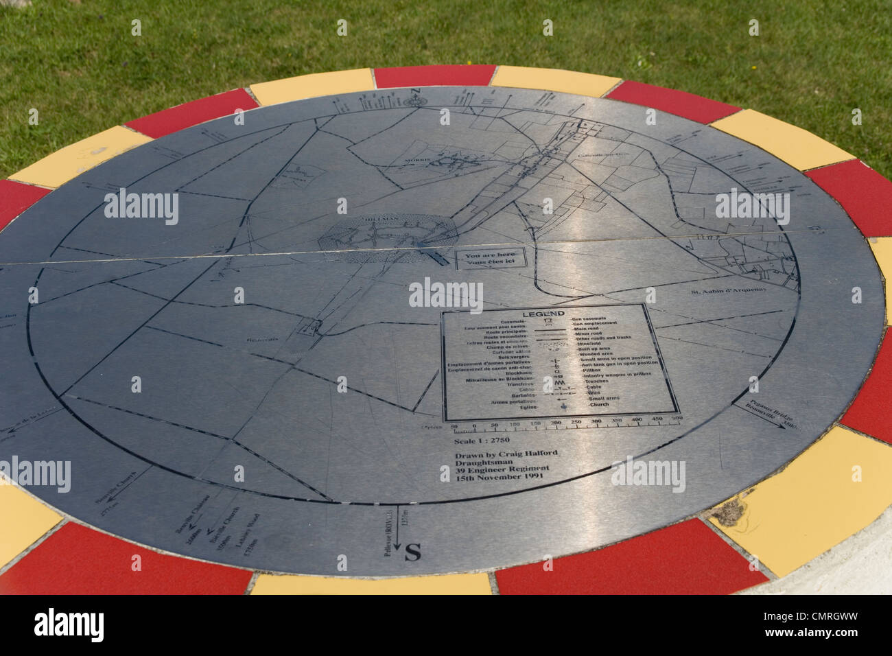 The German Hillman bunker and strongpoint attacked by the first ...