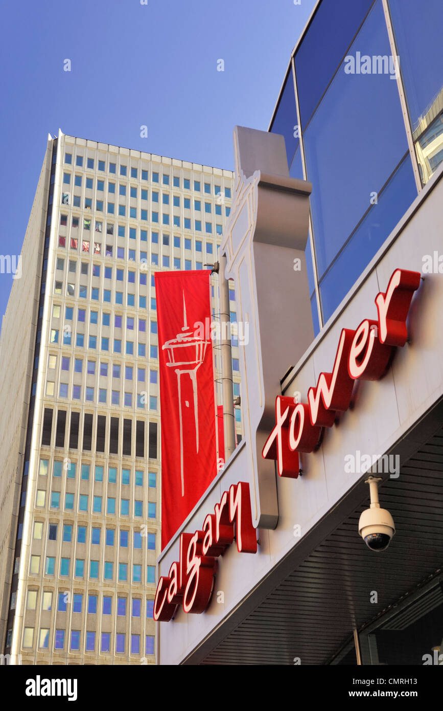 Calgary Tower, Calgary, Alberta Stock Photo - Alamy