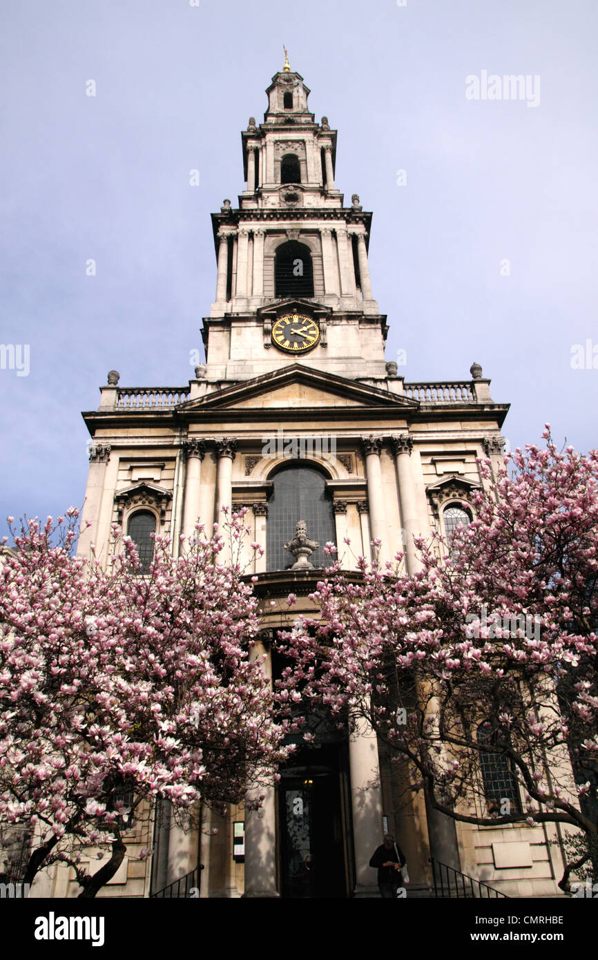 St Mary le Strand Church the Strand London Stock Photo - Alamy
