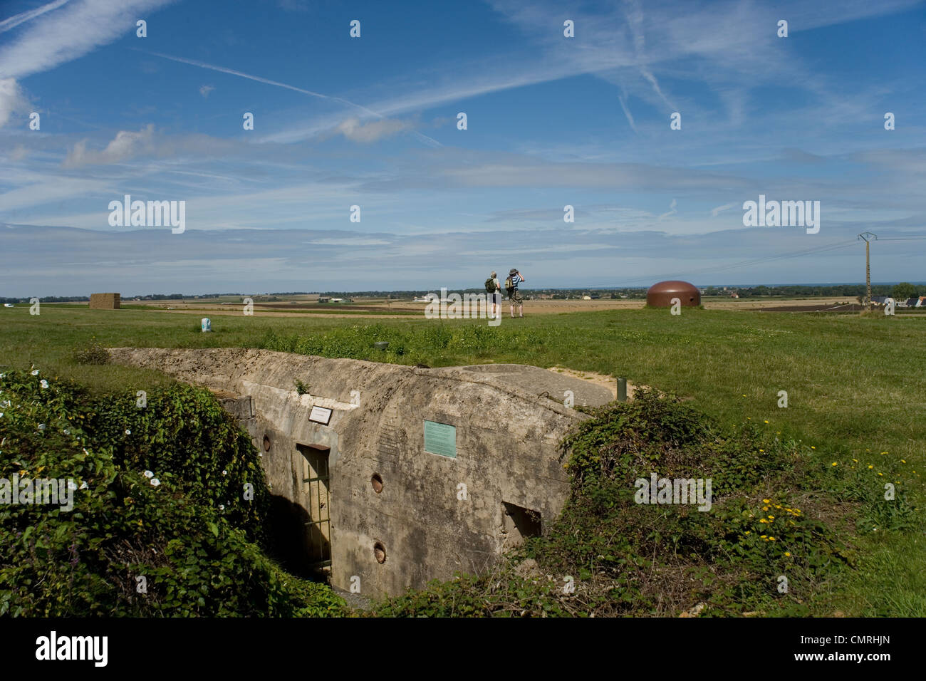 The German Hillman bunker and strongpoint attacked by the first ...