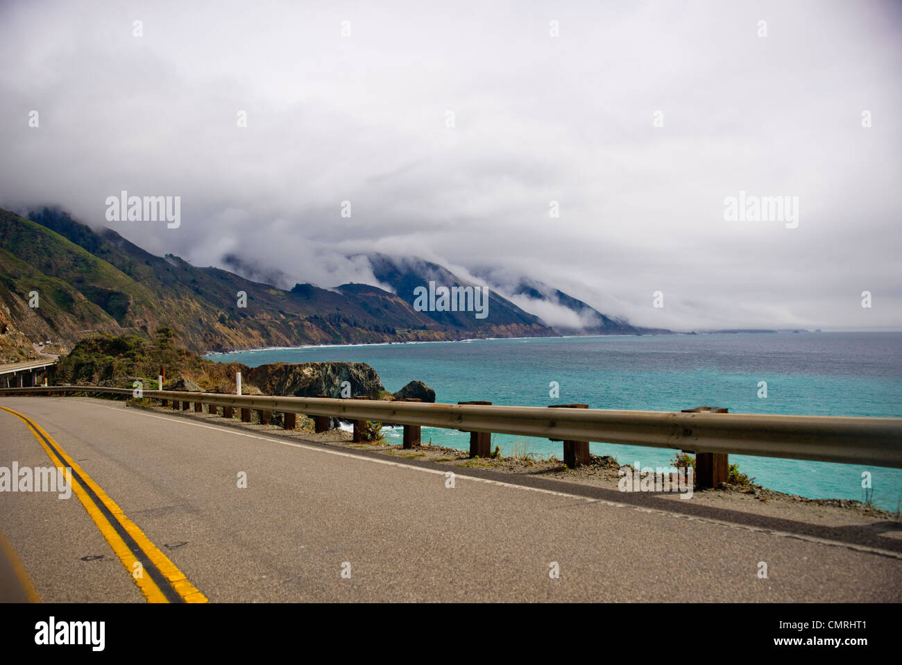 big sur; HWY one PCH North California Stock Photo - Alamy
