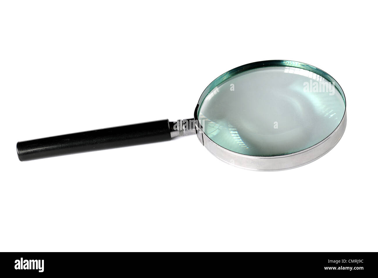 Magnifying glass isolated over white background - With clipping path ...