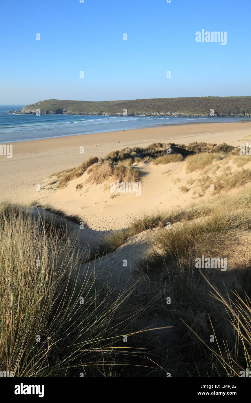 Crantock beach hi-res stock photography and images - Alamy