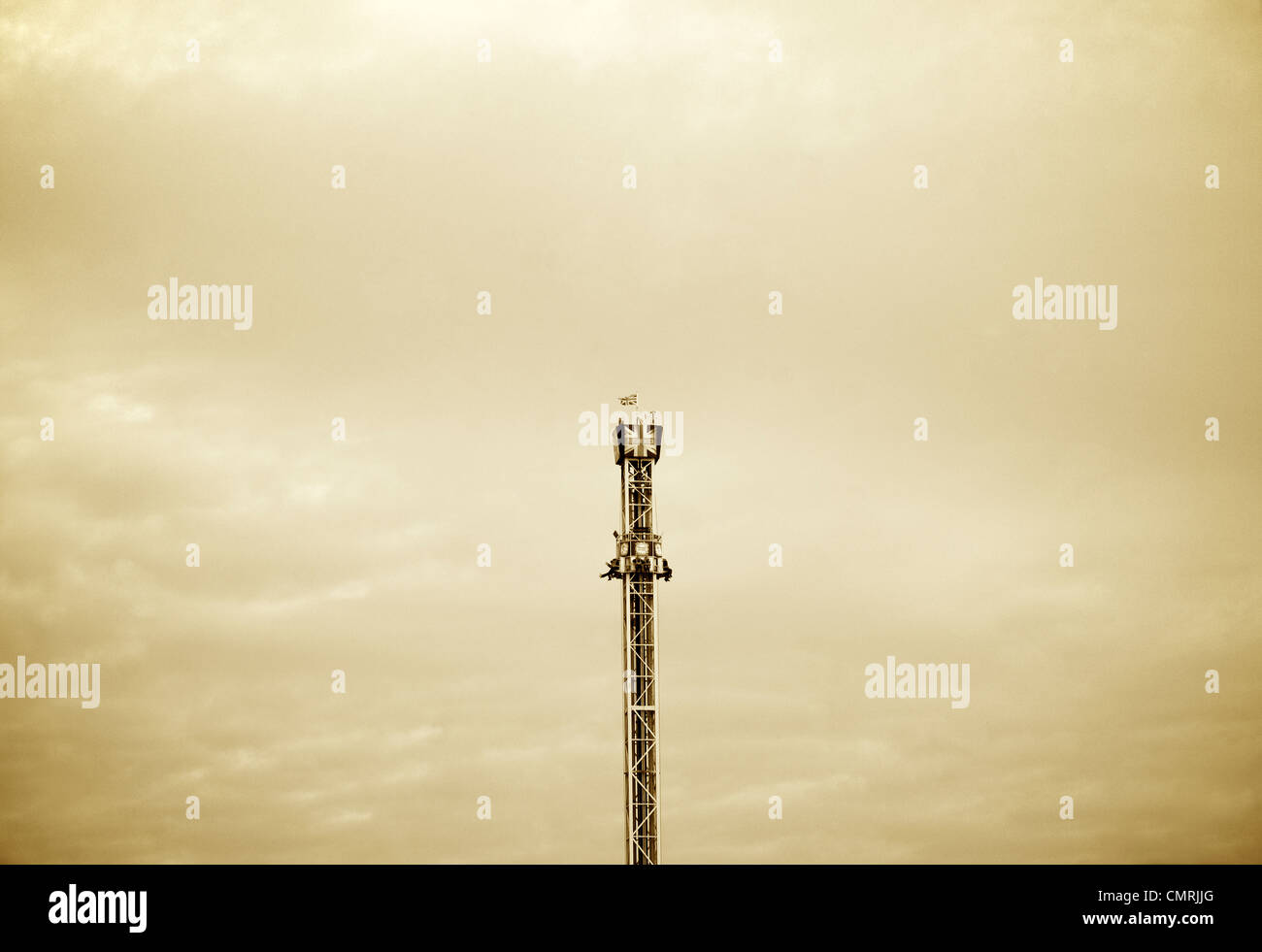 Blackpool Pleasure Beach Ice Blast ride Stock Photo - Alamy