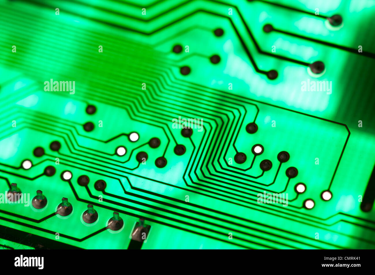 Tech bright circuit board background High Resolution Stock Photography ...
