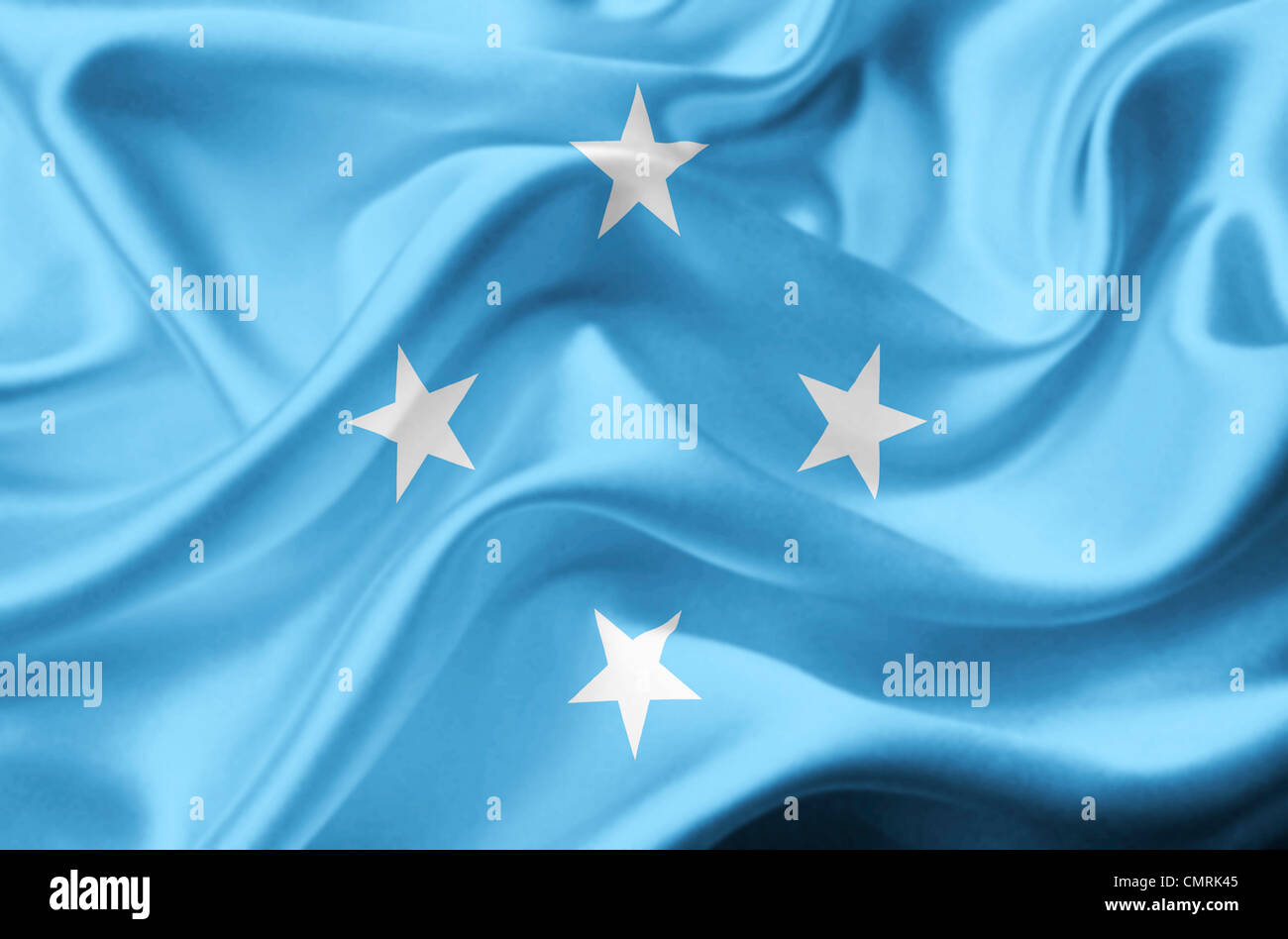 Micronesia waving flag Stock Photo - Alamy