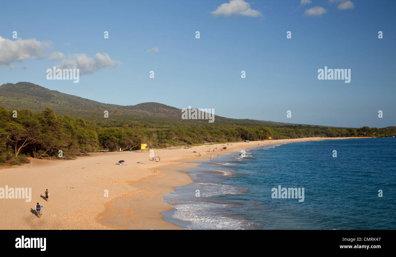 Big Beach at Makena State Park on Maui Stock Photo - Alamy