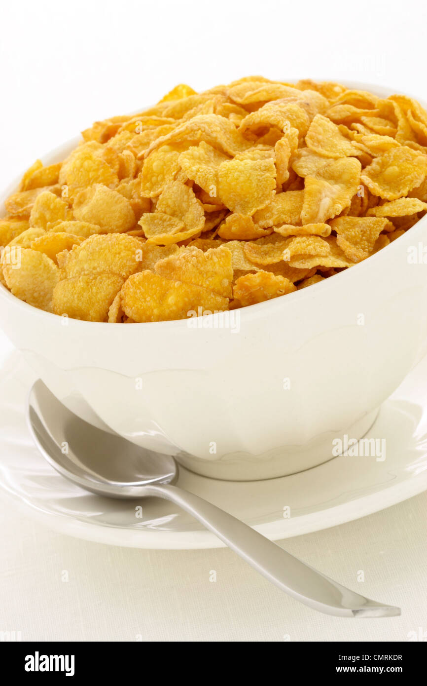 delicious and healthy corn flakes, served in a beautiful French Cafe au ...
