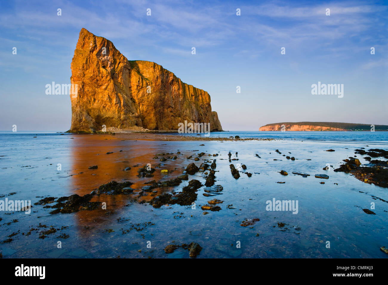 Perce rock gaspe quebec sunset hi-res stock photography and images - Alamy