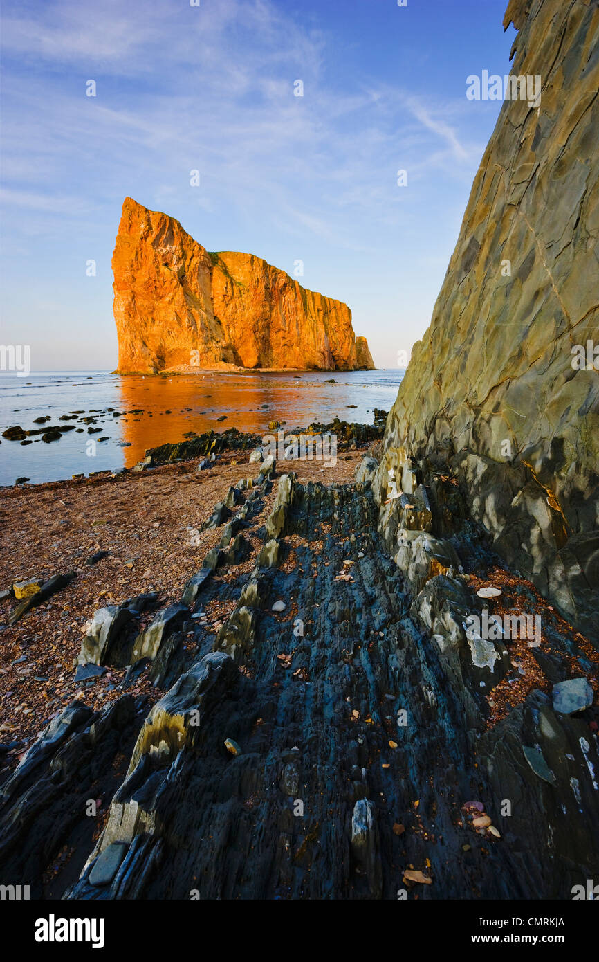 Perce rock gaspe quebec sunset hi-res stock photography and images - Alamy
