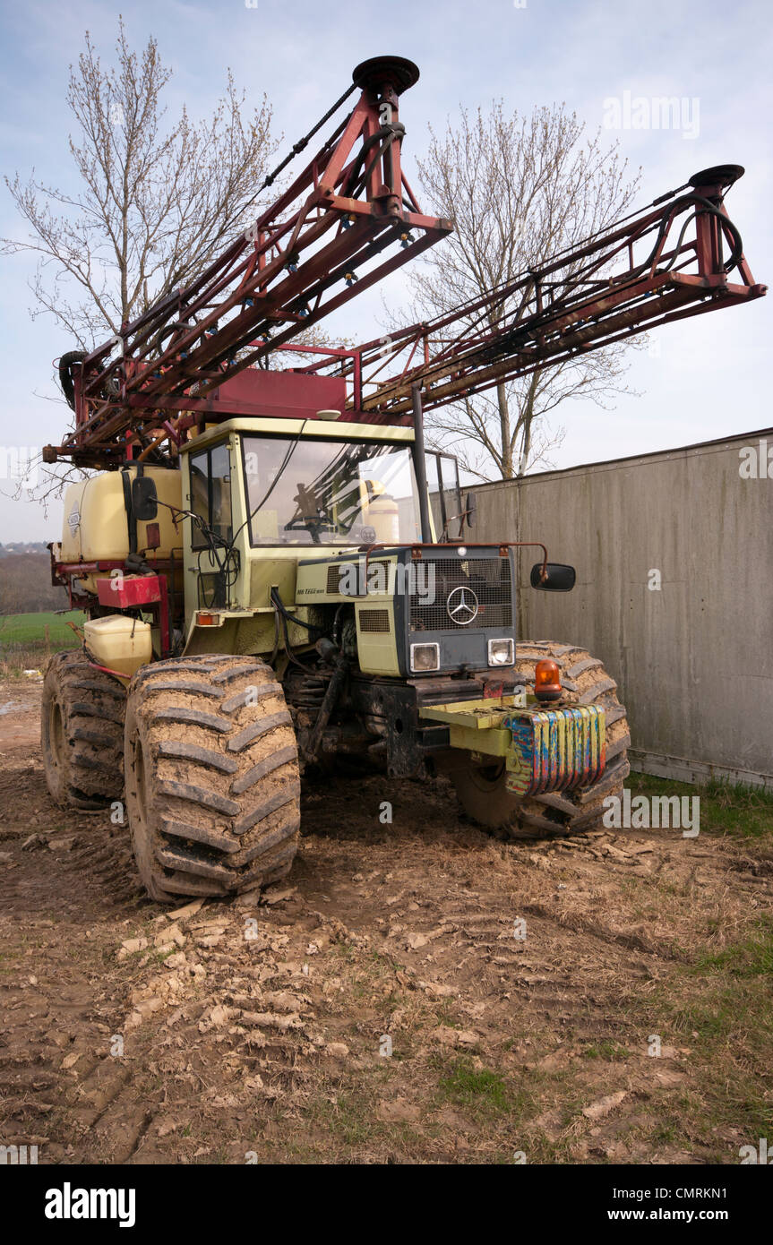 Front View Of A Farming Farm Crop Sprayer Stock Photo - Alamy