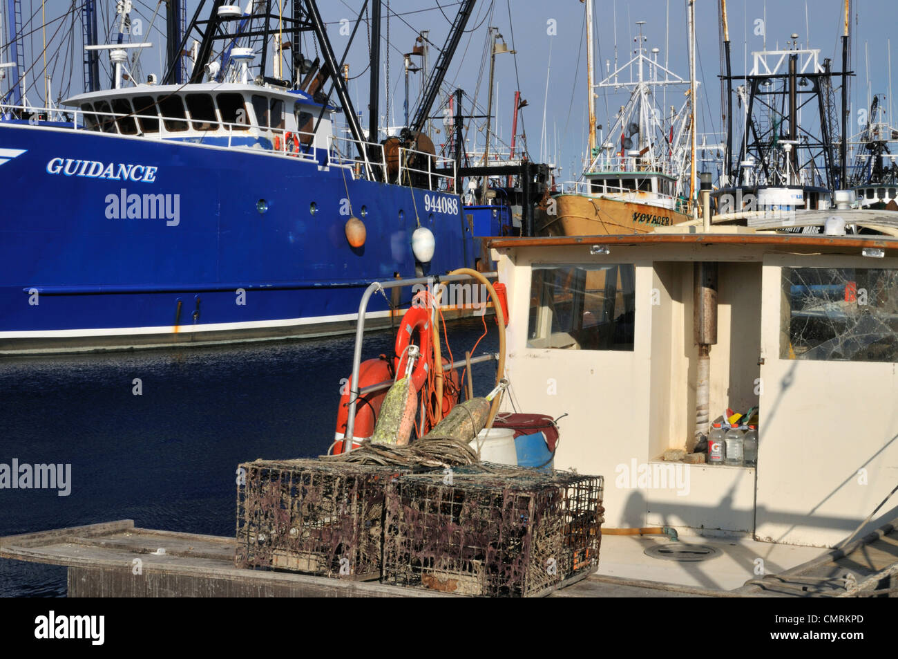 Fishing fleet in New Bedford Harbor, Massachusetts Stock Photo - Alamy