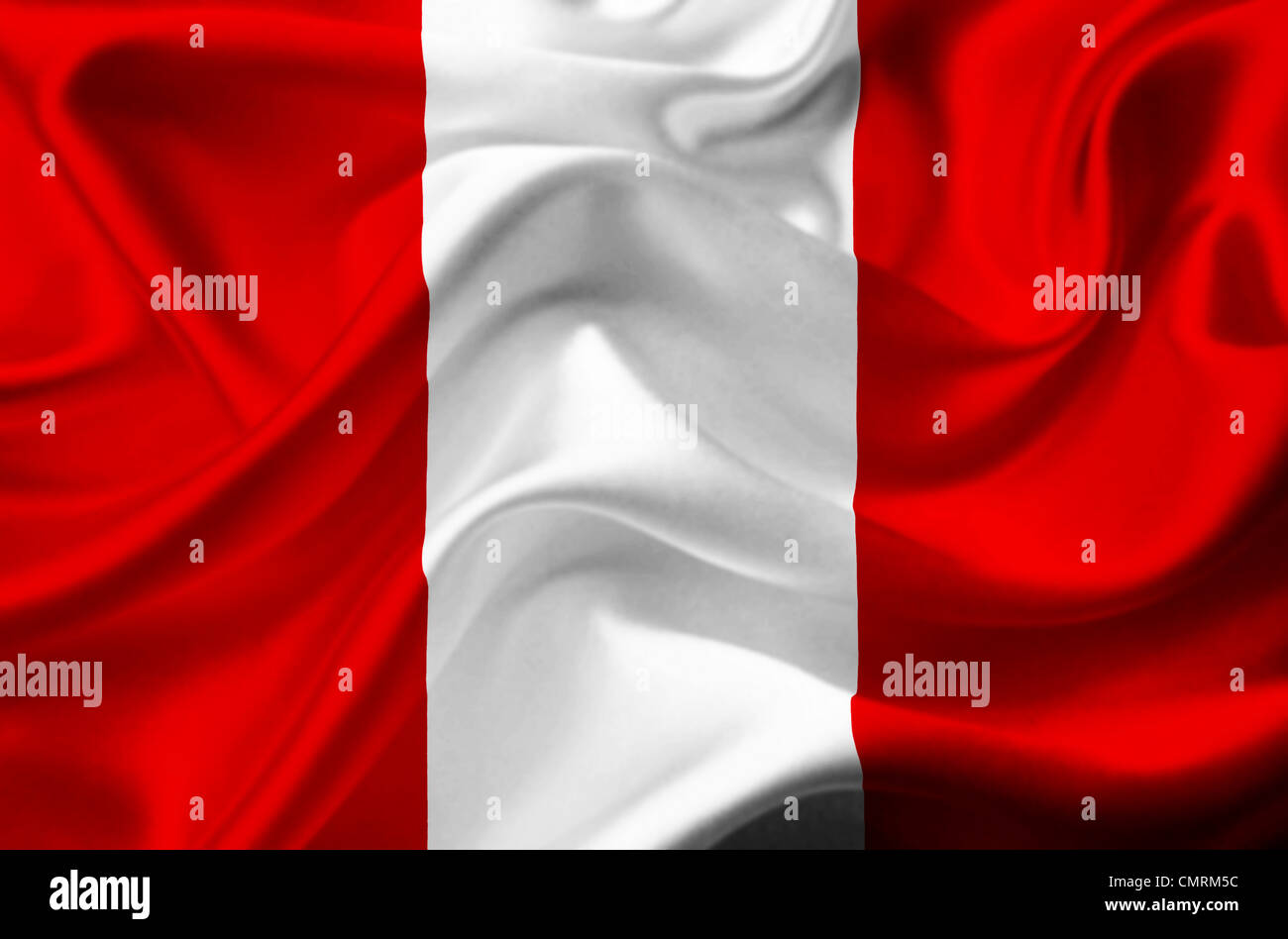 Peru waving flag Stock Photo - Alamy