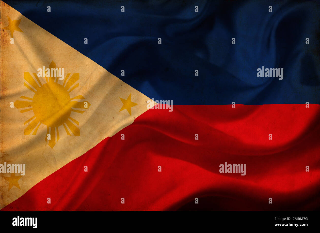 Philippines waving flag Stock Photo - Alamy