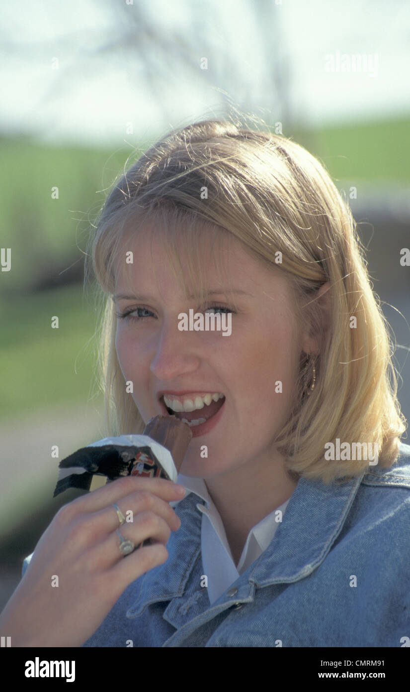 Mars bar eating hi-res stock photography and images - Alamy