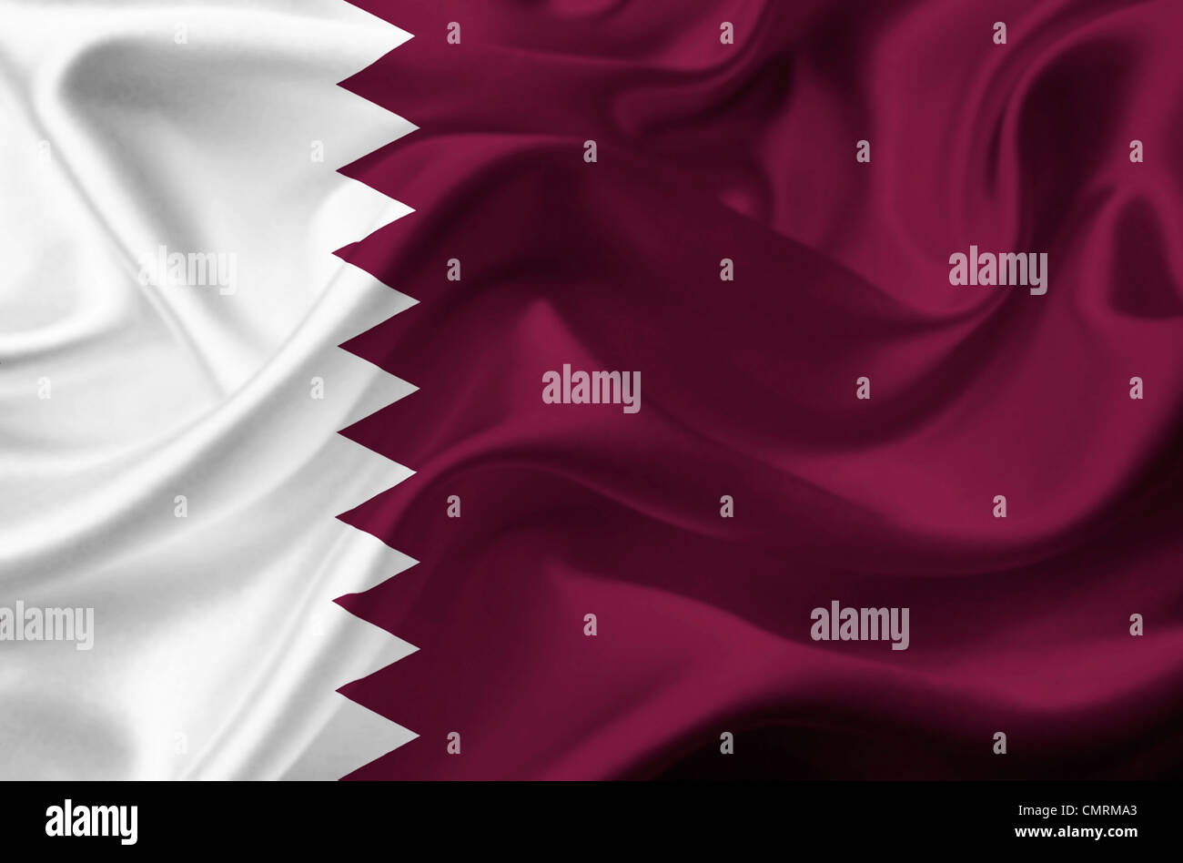 Satin texture qatar flag hi-res stock photography and images - Alamy