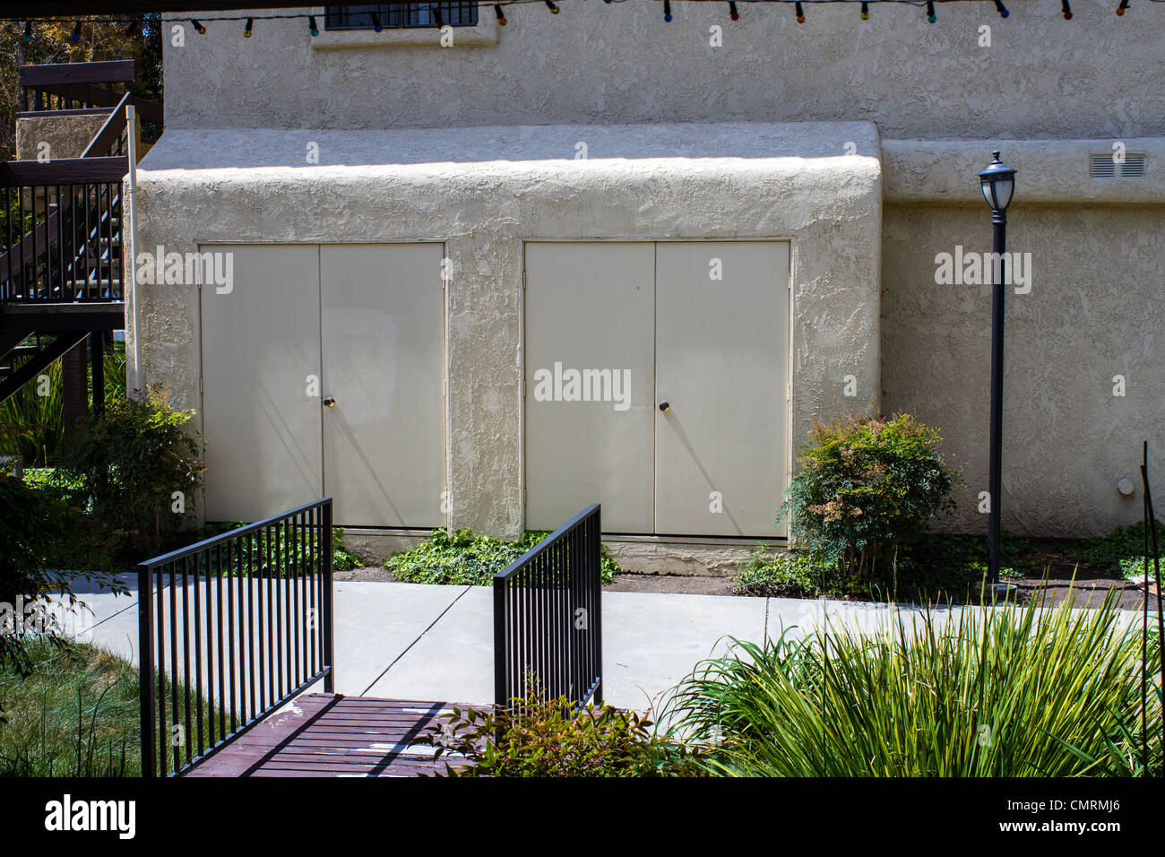 An external closet which contains electrical ,CATV, and telephone ...