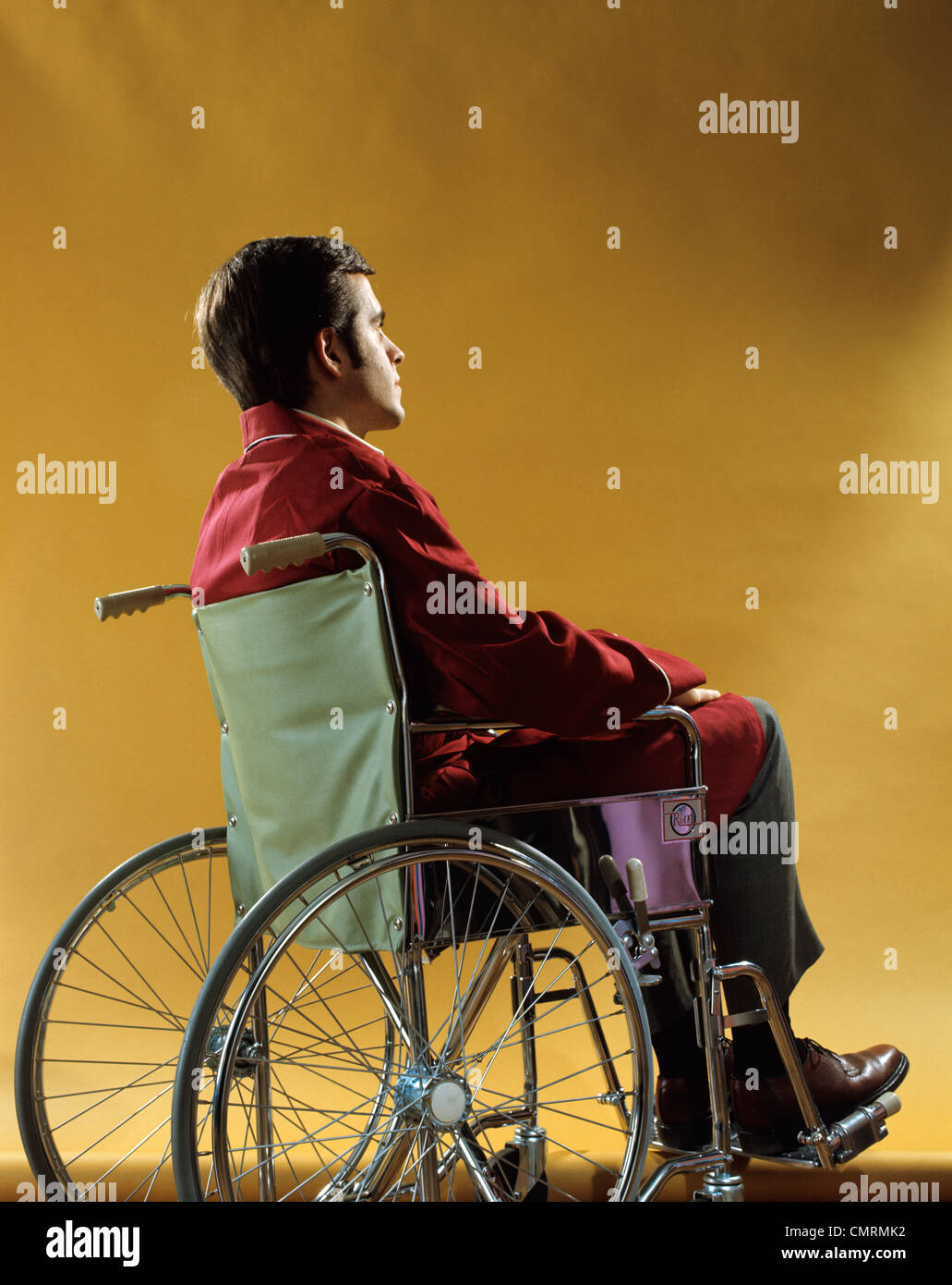 Vintage man in wheelchair hi-res stock photography and images - Alamy