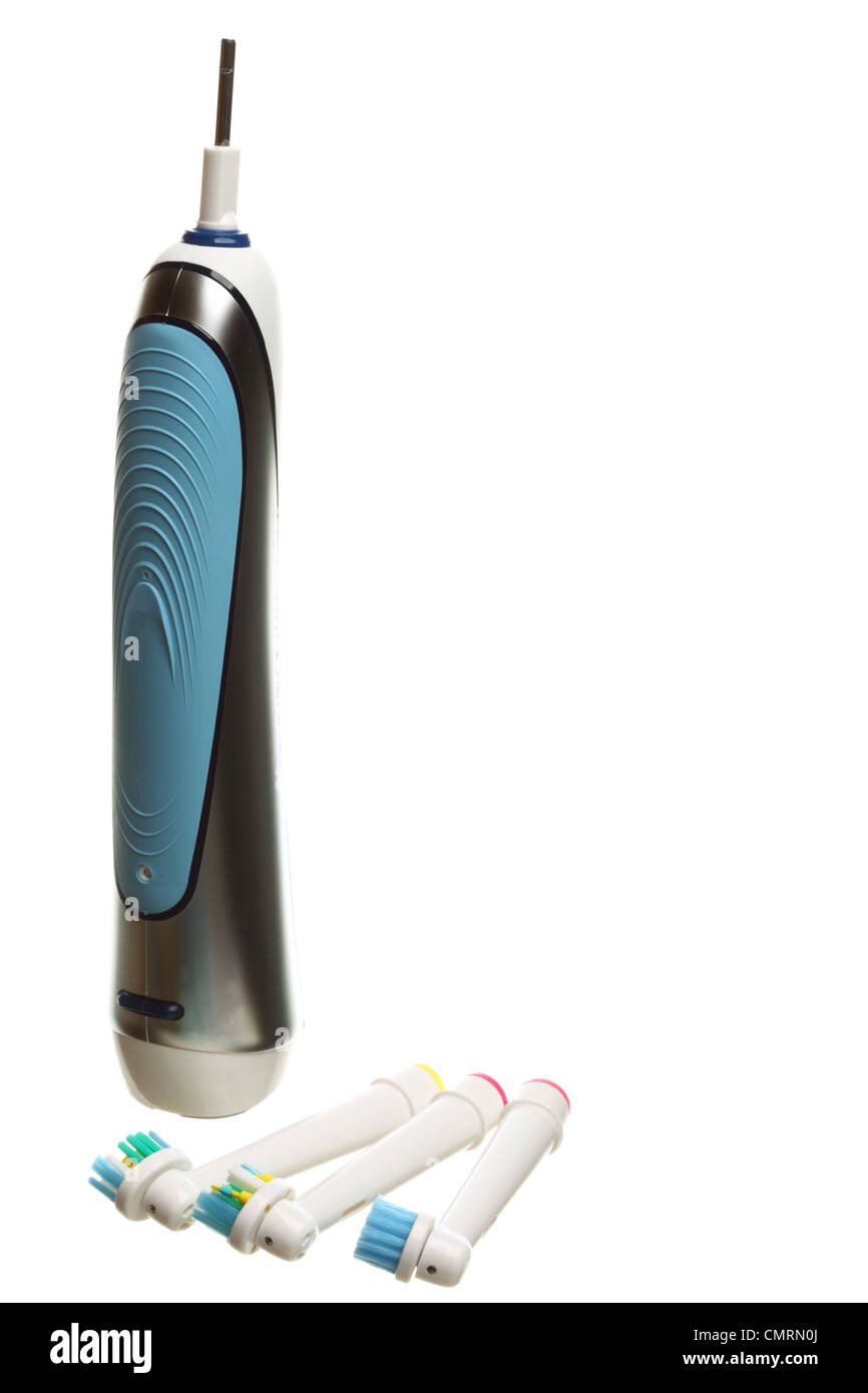 modern electrical toothbrush isolated on white background Heads ...